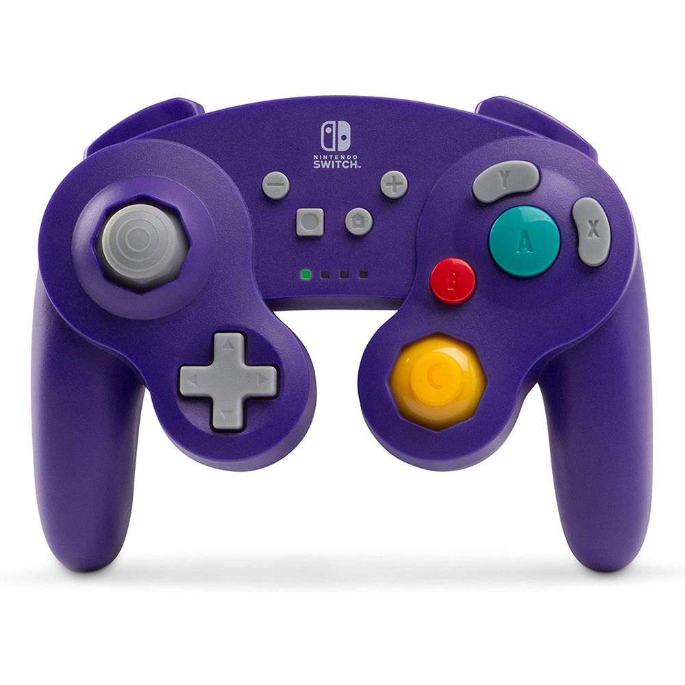 PowerA Wireless GameCube Style Controller for Nintendo Switch - Purple ...